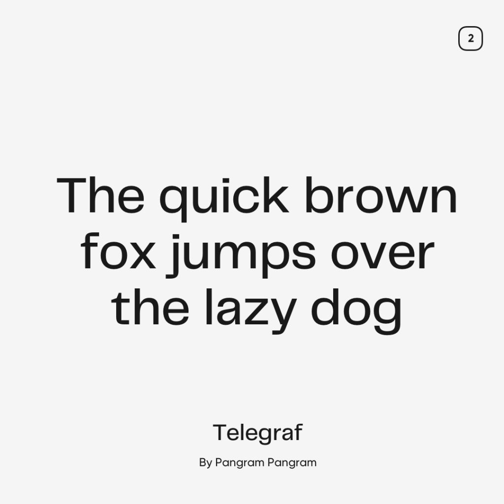 Top 5 Pangram Pangram Fonts - Bravemark